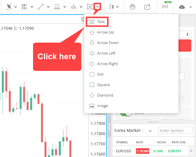 SmartTrader: Add Text | MTI Help Center