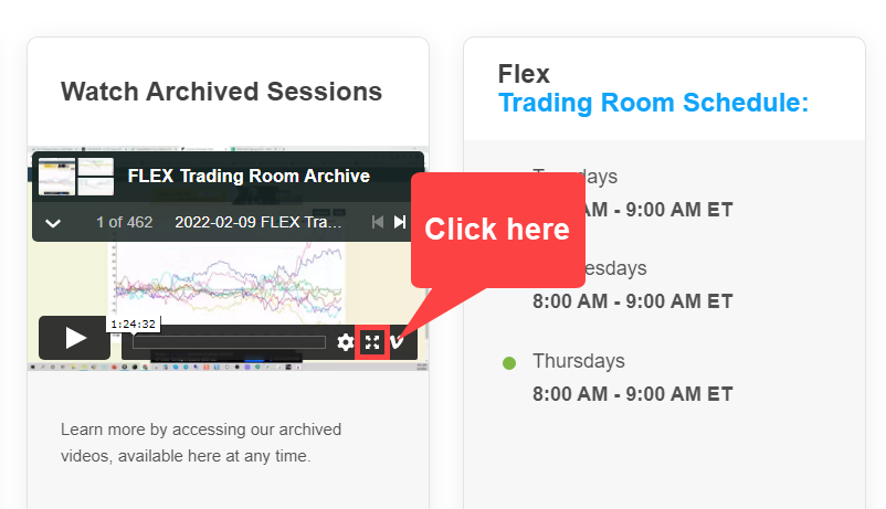 SmartTrader: Access Trading Room Archives | MTI Help Center