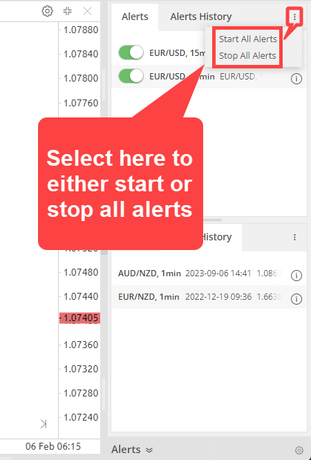 SmartTrader Alerts Widget | MTI Help Center