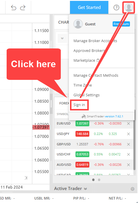 SmartTrader: Login | MTI Help Center