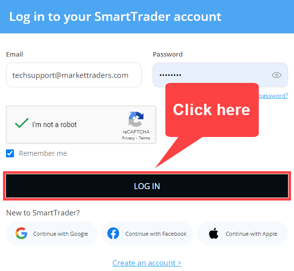 SmartTrader: Login | MTI Help Center