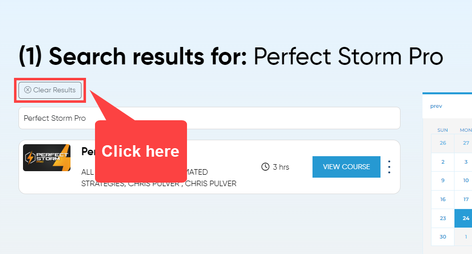 Thinkific: Search Course | MTI Help Center